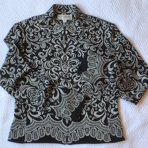 St. John Collection | Jackets & Coats | St John Collection Knit Jacket ...